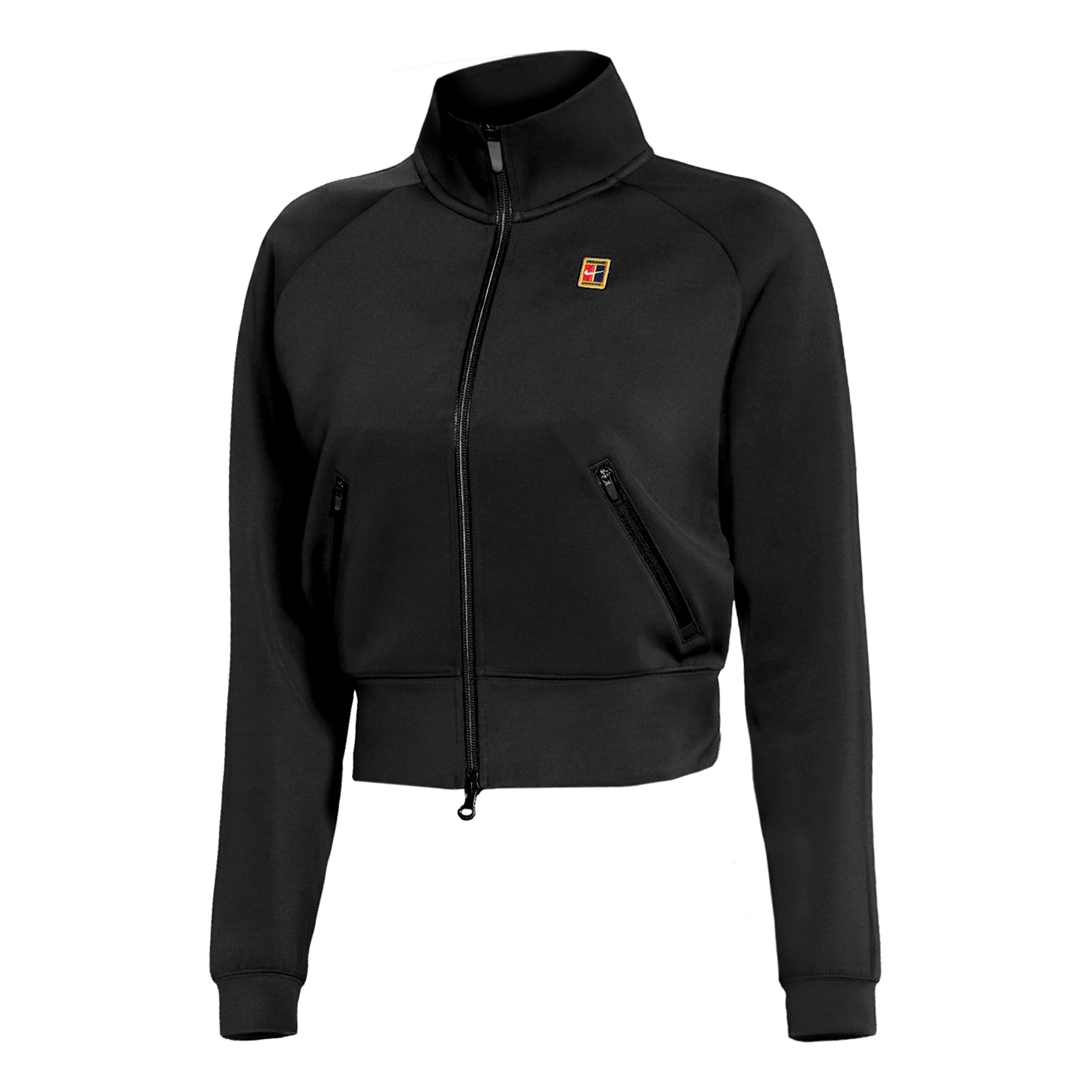 Nike Court Heritage Trainingsjacke Damen Schwarz online kaufen Tennis Point AT