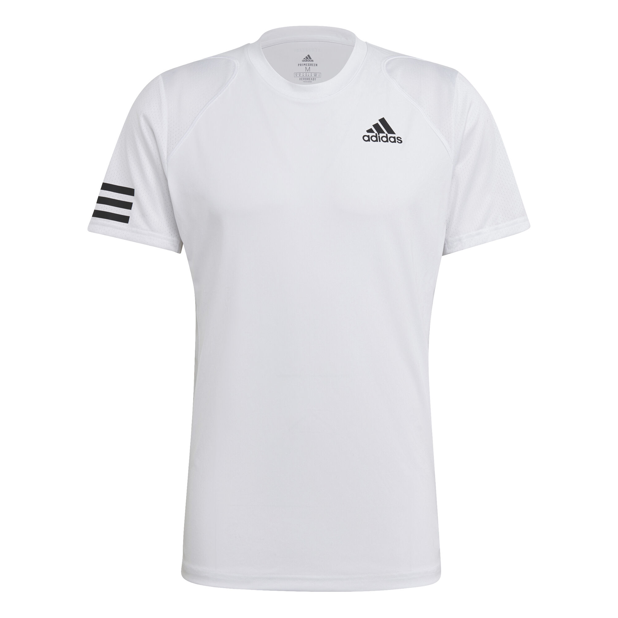 Adidas Club 3 Stripes T Shirt Herren Weiß Schwarz Online Kaufen