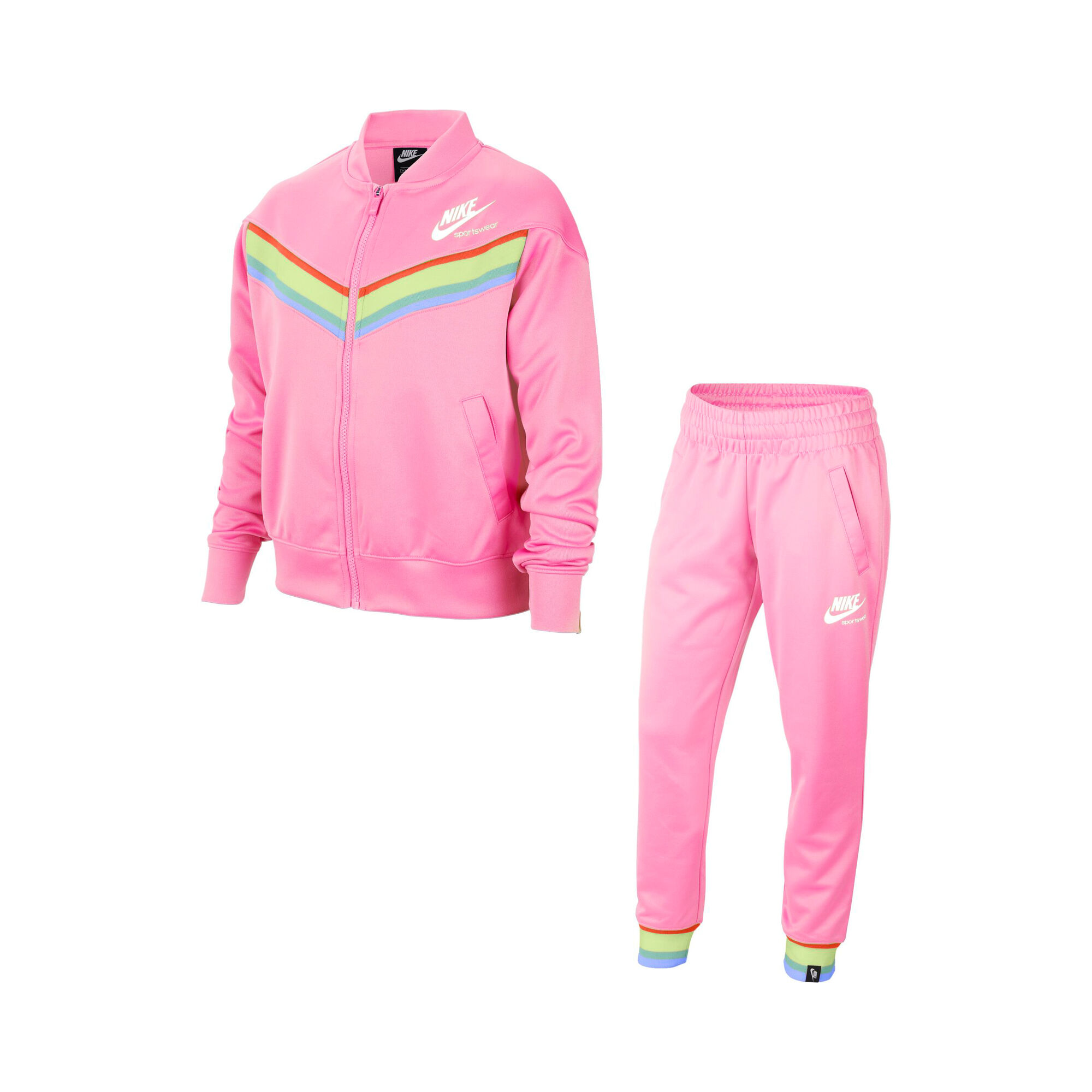 Nike Sportswear Heritage Trainingsanzug Mädchen Pink Mehrfarbig Online