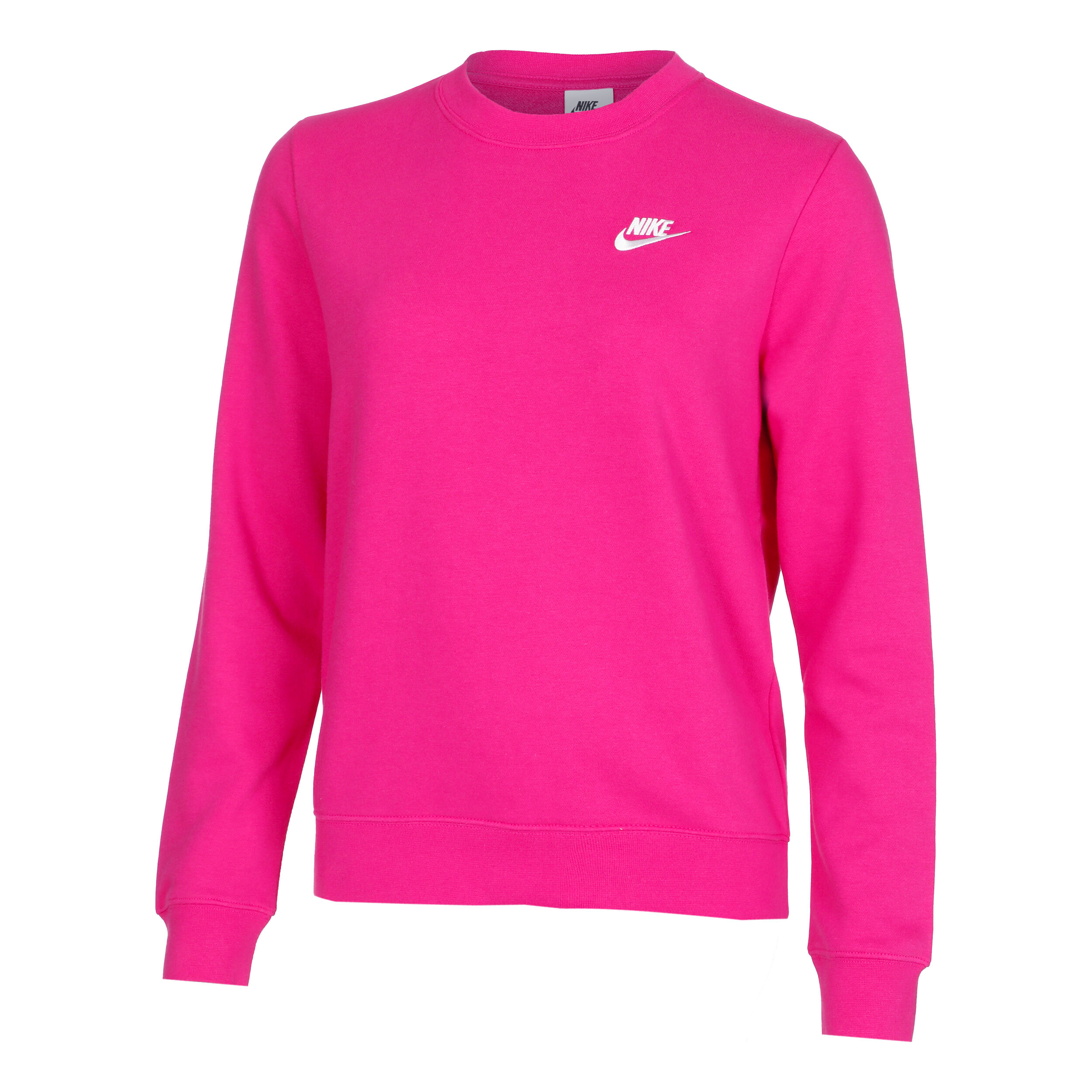 Nike Club Standard Fleece Crew Sweatshirt Damen Pink WeiB online kaufen Tennis Point AT